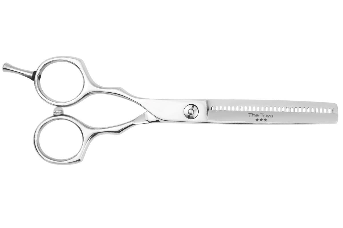 Matakki Left Handed Thinning Scissors - Toya — MCR Barber Supplies