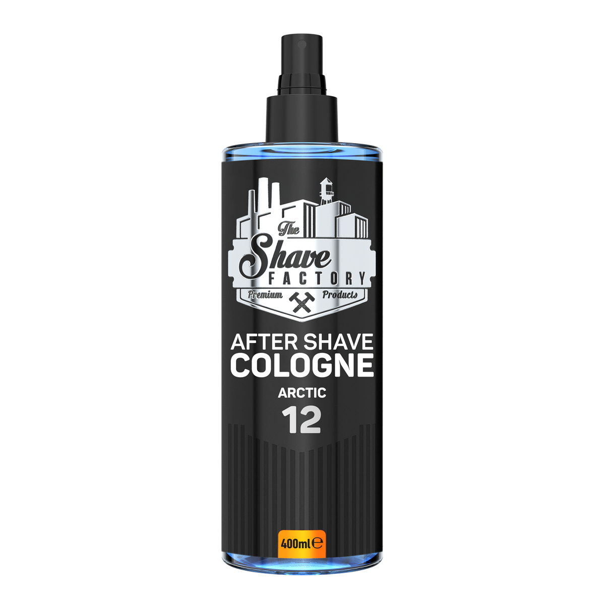 The Shave Factory 12 Arctic Cologne - 400ml — MCR Barber Supplies
