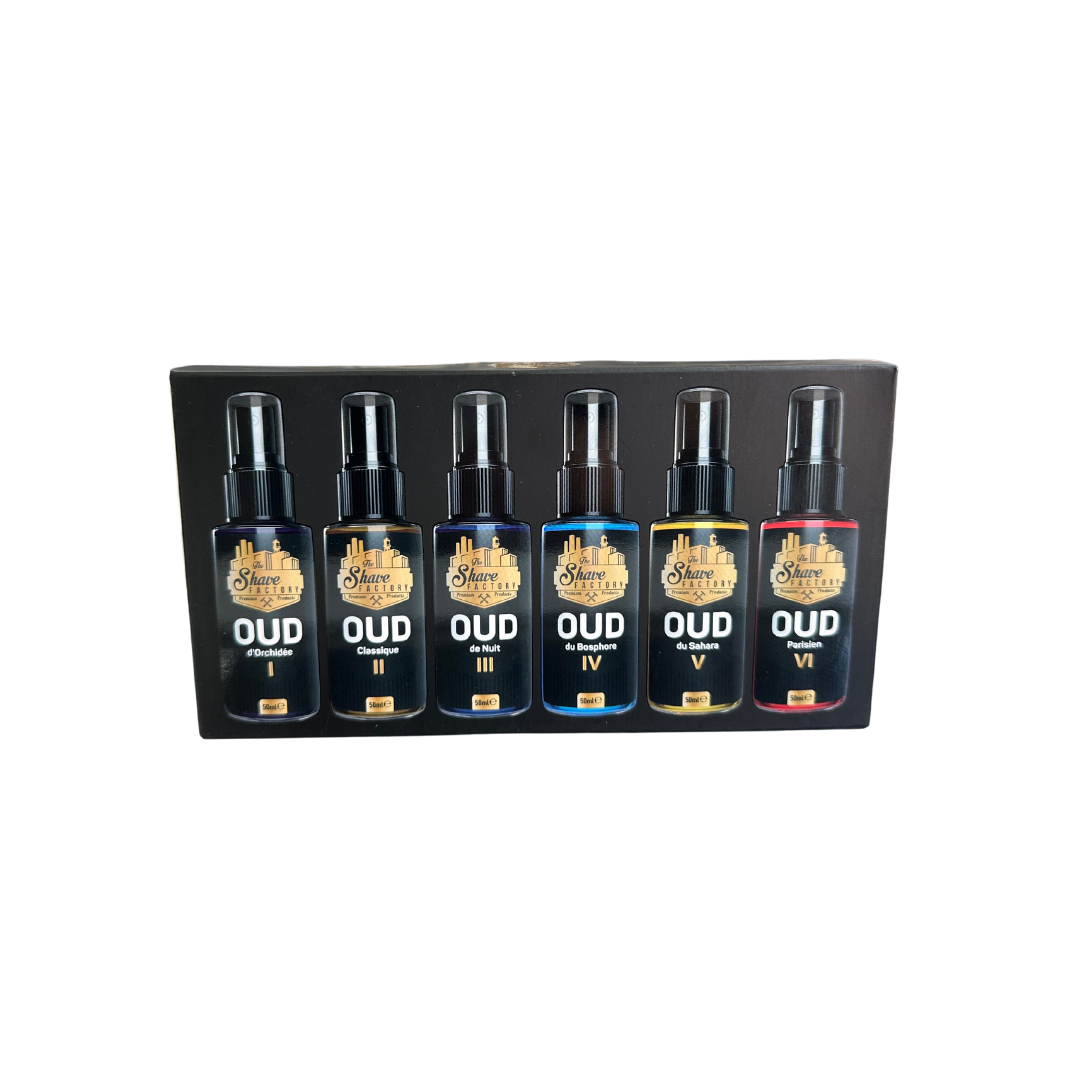 The Shave Factory - Oud Cologne Gift Set — MCR Barber Supplies