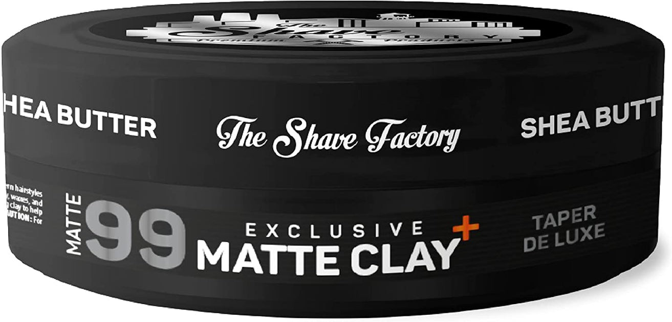 The Shave Factory Matte Clay 99 SHEA BUTTER - 150ML — MCR Barber Supplies