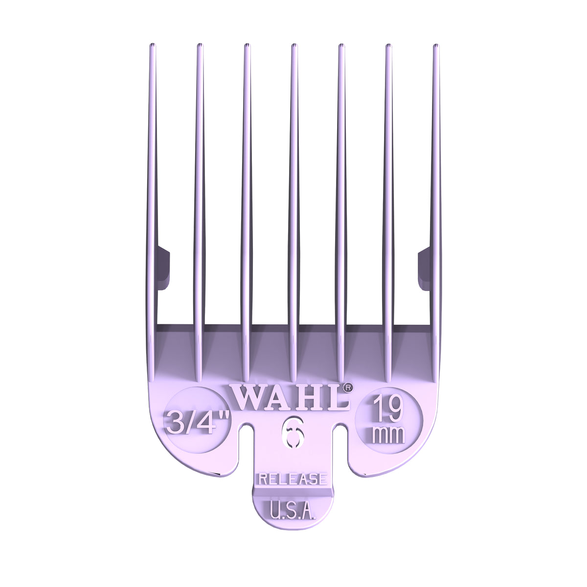 Wahl Clipper Guard Attachment Size 6 19mm - Violet — MCR Barber Supplies
