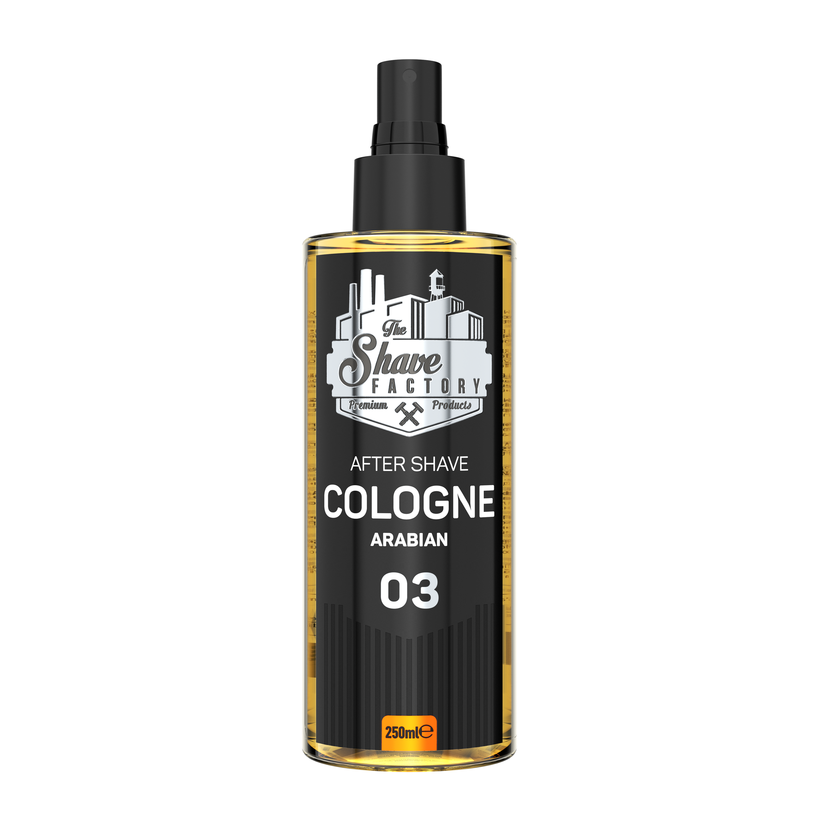 The Shave Factory 03 'Arabian' Cologne - 250ml — MCR Barber Supplies