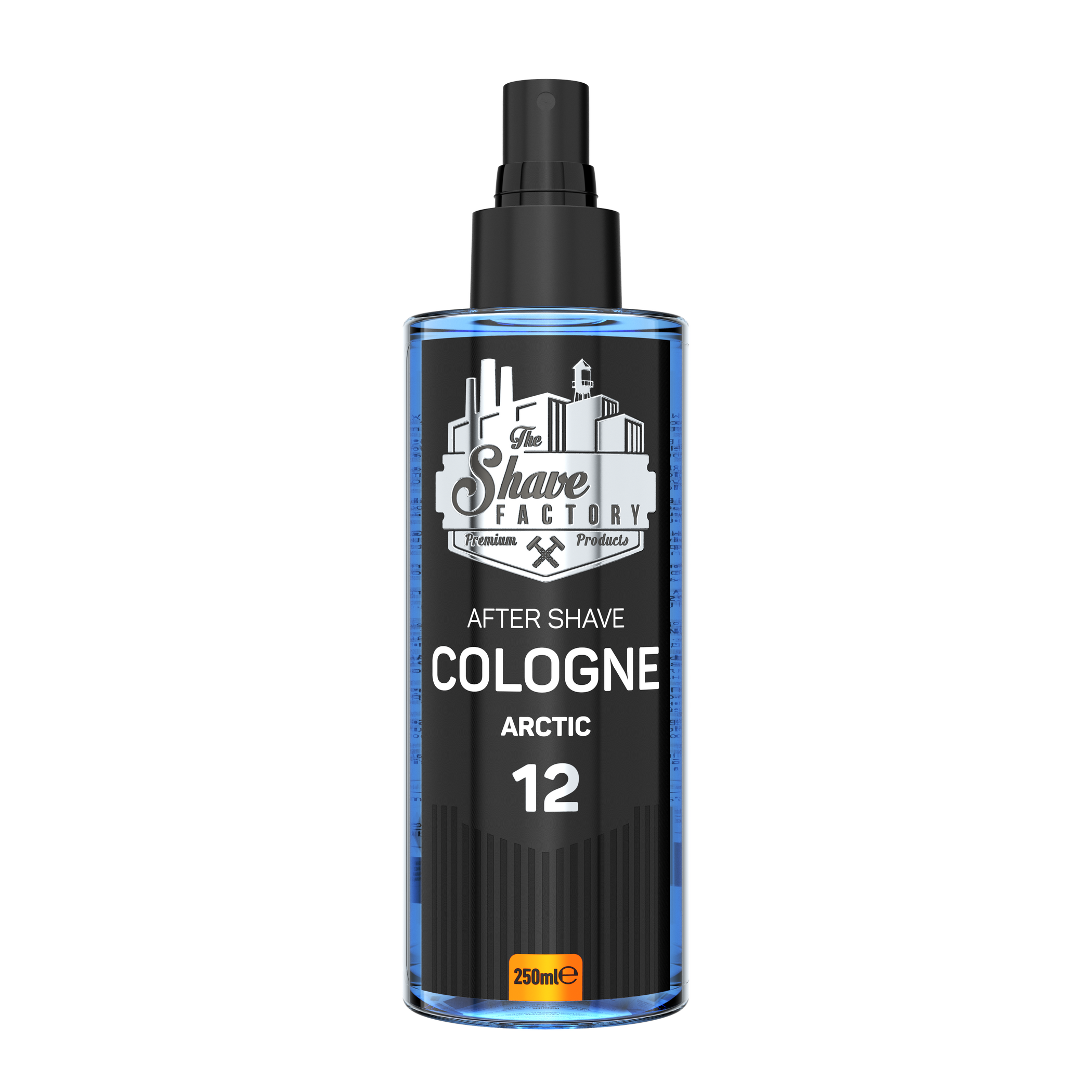 The Shave Factory 12 'Arctic' Cologne - 250ml — MCR Barber Supplies