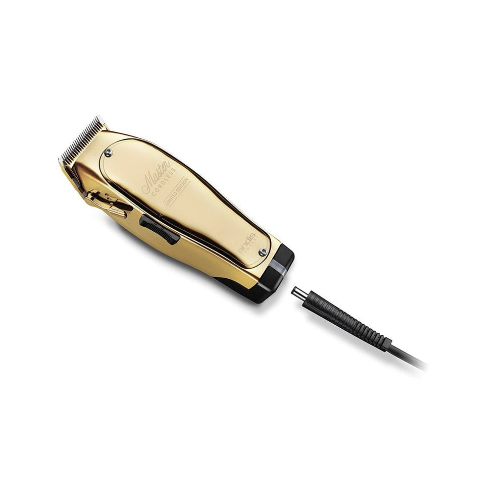 Andis Master Cordless Limited Edition Gold Clipper — MCR Barber Supplies